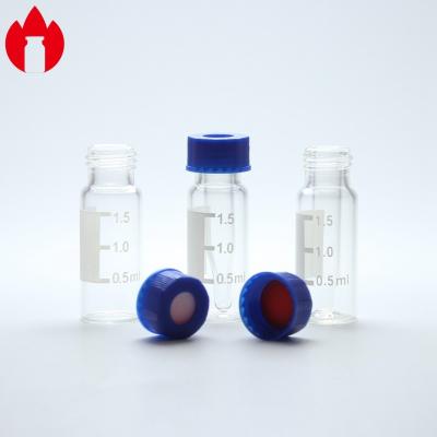 China 1.5ml HPLC Screw Top Vials Screw Mouth Borosilicate Glass for sale