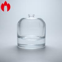 China 90ml Clear Cosmetic Perfume Moulded Glass Bottle for sale
