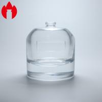 China 90ml Clear Cosmetic Perfume Moulded Glass Bottle for sale
