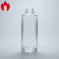 China 30ml Round Clear Cosmetic Perfume Glass Bottle for sale