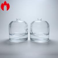 China 90ml Clear Cosmetic Perfume Moulded Glass Bottle for sale
