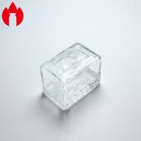 China 20ml Clear Square Perfume Glass Vial Printing Hot Stamping for sale
