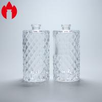 China 45ml Clear Perfume Glass Vial Hot Stamping Frosting for sale
