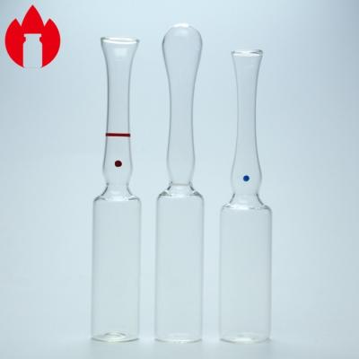 China 5ml Type A B C D Transparent Pharmaceutical Injection Empty Glass Ampoule for sale