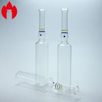 China 10ml Clear Neutral Borosilicate Glass Ampoule for Medical Injection for sale