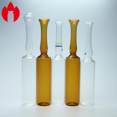 China Pharmaceutical Glass Ampoules Types , Ampoule Container Transparent / Brown Color for sale