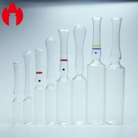 China Pharmaceutical Glass Ampoules Types , Ampoule Container Transparent / Brown Color for sale