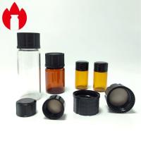 China 13mm 18mm Black PP Threaded Screw Plastic Caps for sale