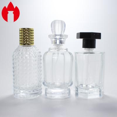 China Customized Cosmetic Perfume Glass Bottle Vial With Pump Sprayer for sale