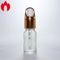 China 10ml Clear Cosmetic Essential Oil Dropper Glass Bottle Vial for sale