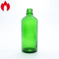 China 50ml Green Cosmetic Essential Oil Glass Bottle Vial for sale