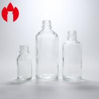 China 5ml-100ml Empty Cosmetic Essential Oil Glass Bottle With Dropper Cap for sale