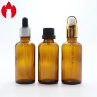 China 5ml-100ml Empty Cosmetic Essential Oil Glass Bottle With Dropper Cap for sale