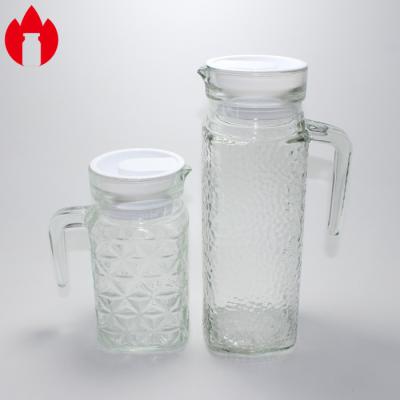 China Customized 500ml 1000ml Cold Water Glass Bottle for sale