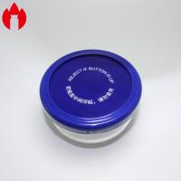 China Customized Glass Bowl Container With Metal Cover for sale