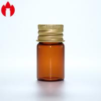 China 5ml Amber Screw Neck Glass Vial with Aluminum Cap for sale