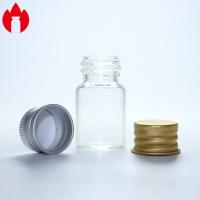 China 5ml Clear Screw Mouth Glass Vial With Aluminum Cap for sale