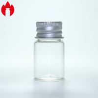 China 5ml Clear Screw Mouth Glass Vial With Aluminum Cap for sale