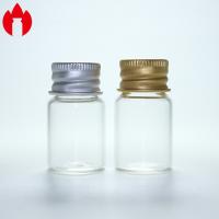 China 5ml Clear Screw Mouth Glass Vial With Aluminum Cap for sale