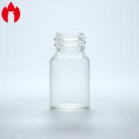 China 5ml Clear Screw Mouth Glass Vial With Aluminum Cap for sale