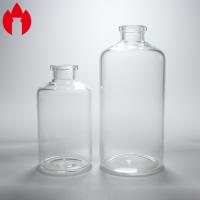 China 50R 50ml Clear Pharmaceutical Boroslicate Glass Bottle Vial for sale