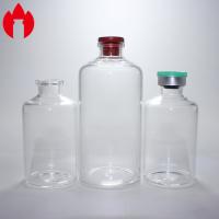 China 100ml 100R Clear Medical Boroslicate Glass Vial for sale