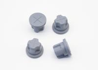 China Grey 15-D4 Pharmaceutical Rubber Stoppers With Perfect Air Tightness for sale