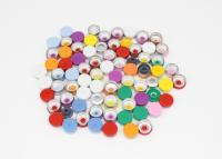 China 13mm Colorful Medicinal Aluminum Plastic Combination Flip Off Vial Caps for sale