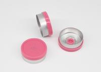 China 20mm Flip Off Caps Aluminum Plastic Material For Cosmetic  / Medicinal for sale