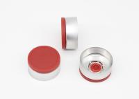 China Pharmaceutical Aluminum Crimp Seals , 20mm Red Flip Off Medicine Caps for sale