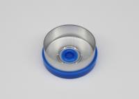 China 20mm Aluminum Ropp Caps , Injection Pharmaceutical Cap Customized Logo for sale