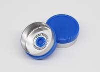 China 20mm Aluminum Ropp Caps , Injection Pharmaceutical Cap Customized Logo for sale