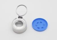 China 32mm Blue Infusion Medicinal Vial Caps With Ring Pull Customized Logo And Size for sale