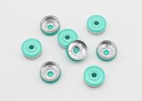 China Pharm Standard Medication Vial Flip Caps Transparent Green Color With High Safety for sale
