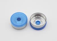 China 20mm Medical Injection Vial Caps Transparent Blue Color SGS Certificated for sale