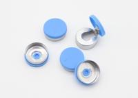 China 20.3*7.3mm Tear Off Caps Customized Logo Plastic PP And Aluminum Material for sale