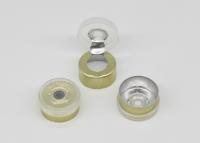 China Transparent Double Arrow Vial Caps 13.3*6.3 Mm Size Tear Off Type for sale