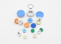 China Vial Caps 13mm 20mm 32mm Pharmaceutical Aluminum Plastic Flip Off Vial Cap for sale