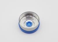 China 20mm Medical Injection Vial Caps Transparent Blue Color SGS Certificated for sale
