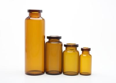 China Various Specifications Brown Glass Tube Vials For Medicinal or Cosmetic for sale
