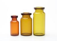 China Various Specifications Brown Glass Tube Vials For Medicinal or Cosmetic for sale