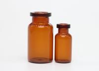 China Various Specifications Brown Glass Tube Vials For Medicinal or Cosmetic for sale