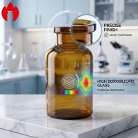 China Amber Glass Vials 5ml 10ml 20ml UV Light Resistant Crimp Neck Custom Silk Screen Printing for sale