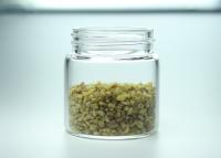China 60ml 47*50mm Clear Large Bulk Screw Mouth Glass Bottle Container for sale