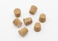 China Eco Friendly Natural Vial Cork , Synthetic Test Tube Cork Non Spill Type for sale