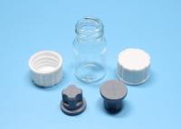 China 18mm White PP Plastic Screw Caps Used For Threaded Glass Bottle for sale