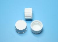 China 18mm White PP Plastic Screw Caps Used For Threaded Glass Bottle for sale