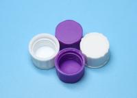 China PP Material Plastic Vial Screw Cap , 14mm White Screw Caps For Screw Vials for sale