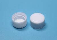China 13mm White Threaded Plastic Cover Caps PP Material For Screw Bottle for sale