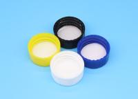 China 18mm Threaded Screw Cap Customized Color PP Material With Inner Plug for sale